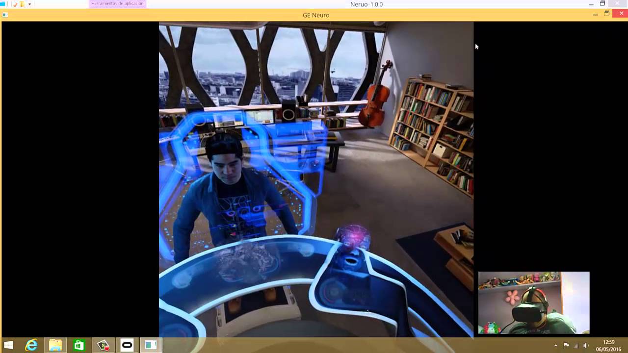 Experiencia virtual con Neuro y las Deepoon E2 - YouTube