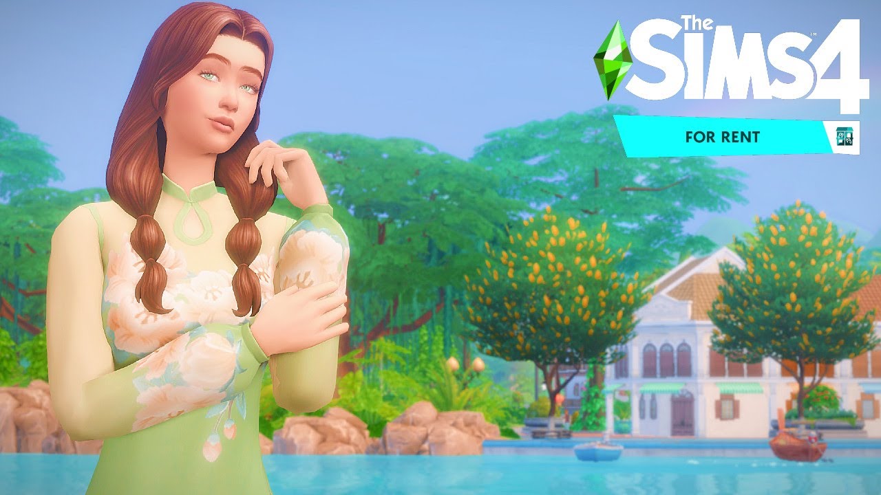 🏡 Creating a Stylish Tenant with the 'For Rent' Pack! 👗🛋️ - YouTube
