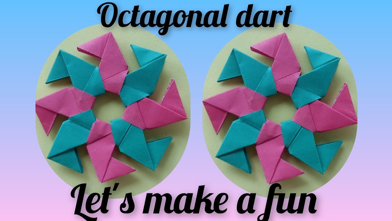 How It's Made: DIY Dart with Papers Using Origami Techniques ...