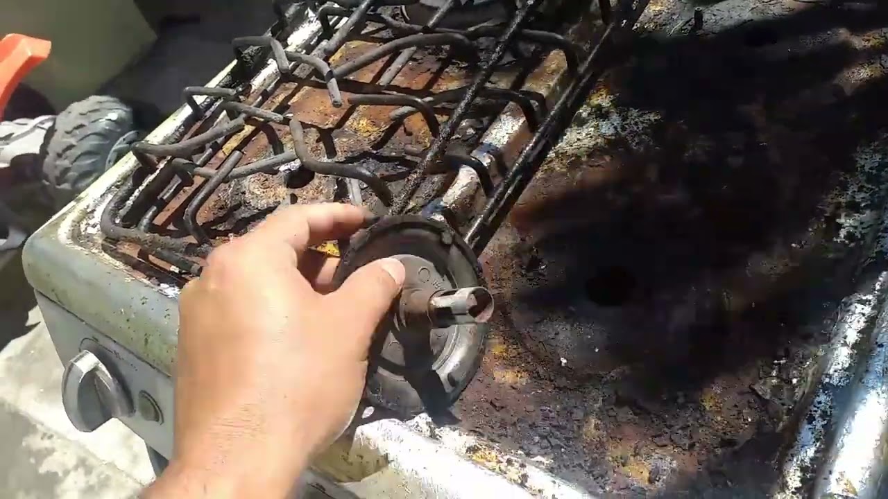 como arreglar quemador que ase ruido y se apaga - YouTube