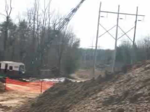 ansaldis dragline dredging clay - YouTube