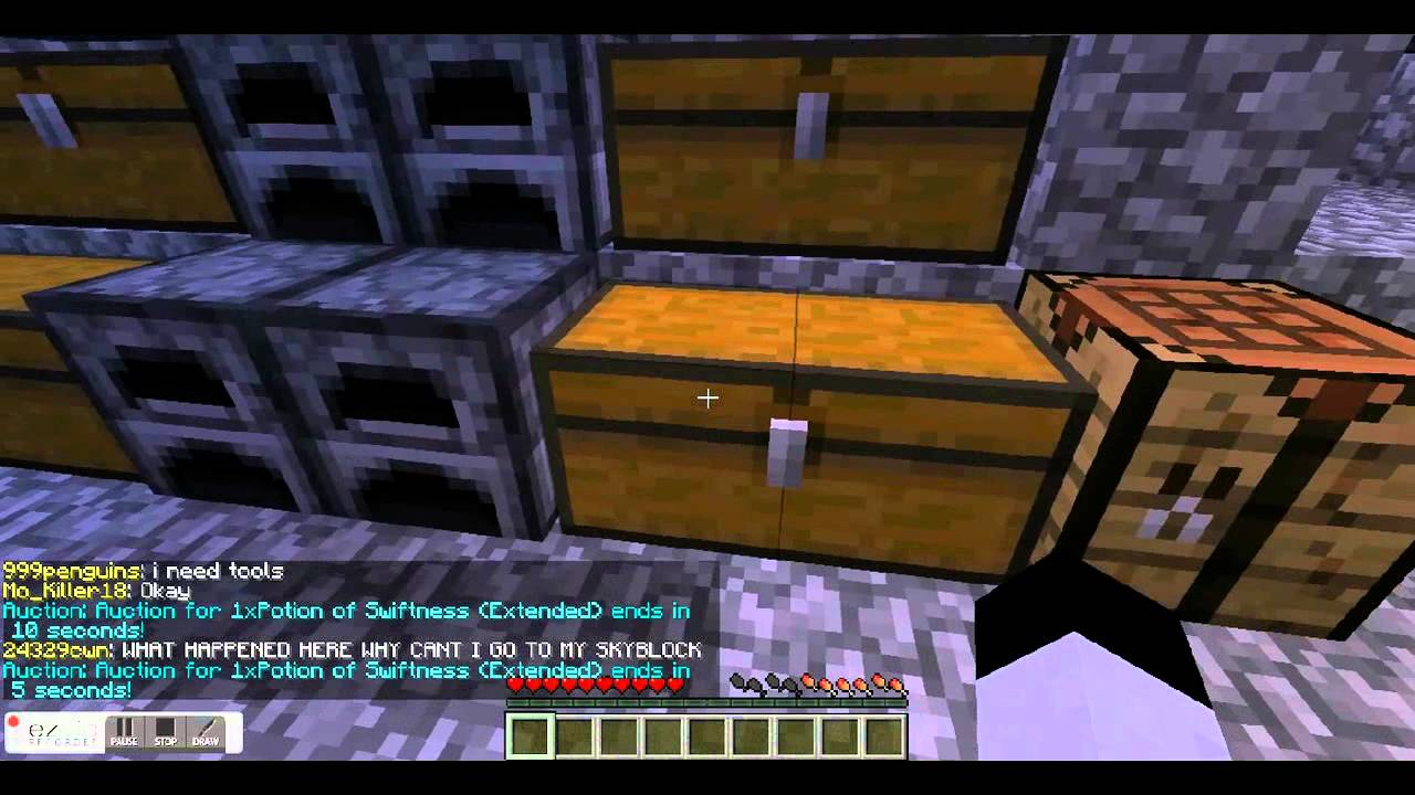 Minecraft SkyBlock Ep. 2 Double Quadruple Cobblestone Generator! - YouTube