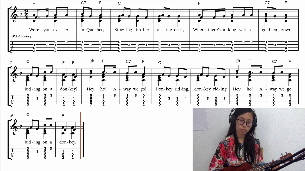 Donkey Riding Book 3 The Ukulele Way - YouTube