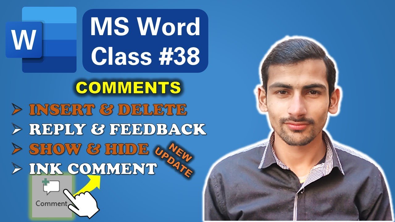 How To Insert Comment Feedback In MS Word MS Word For Beginning How To Insert Comment Feedback In MS Word MS Word For Beginning