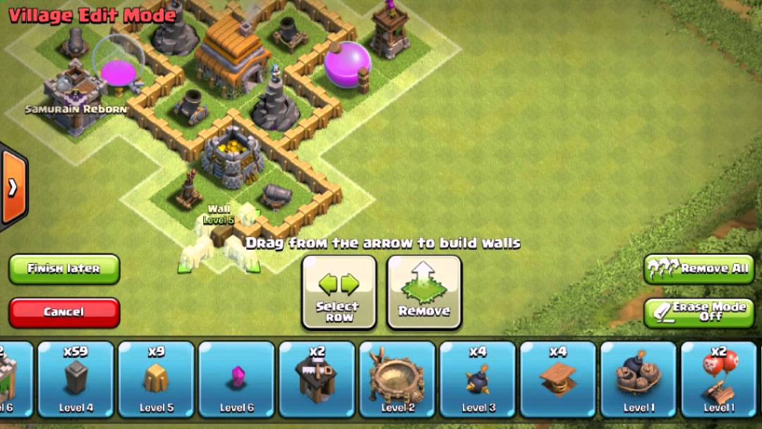 BEST TOWN HALL LEVEL 6 HYBRID BASE LAYOUT - YouTube