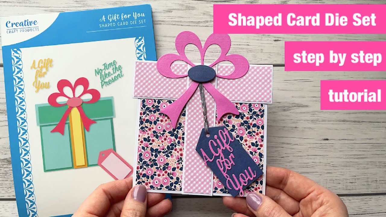 Shaped Card Die set - Gift by Creative Craft Products and 50% off dies ...