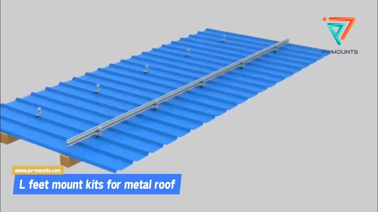 L Feet Installation on Rooftop - YouTube