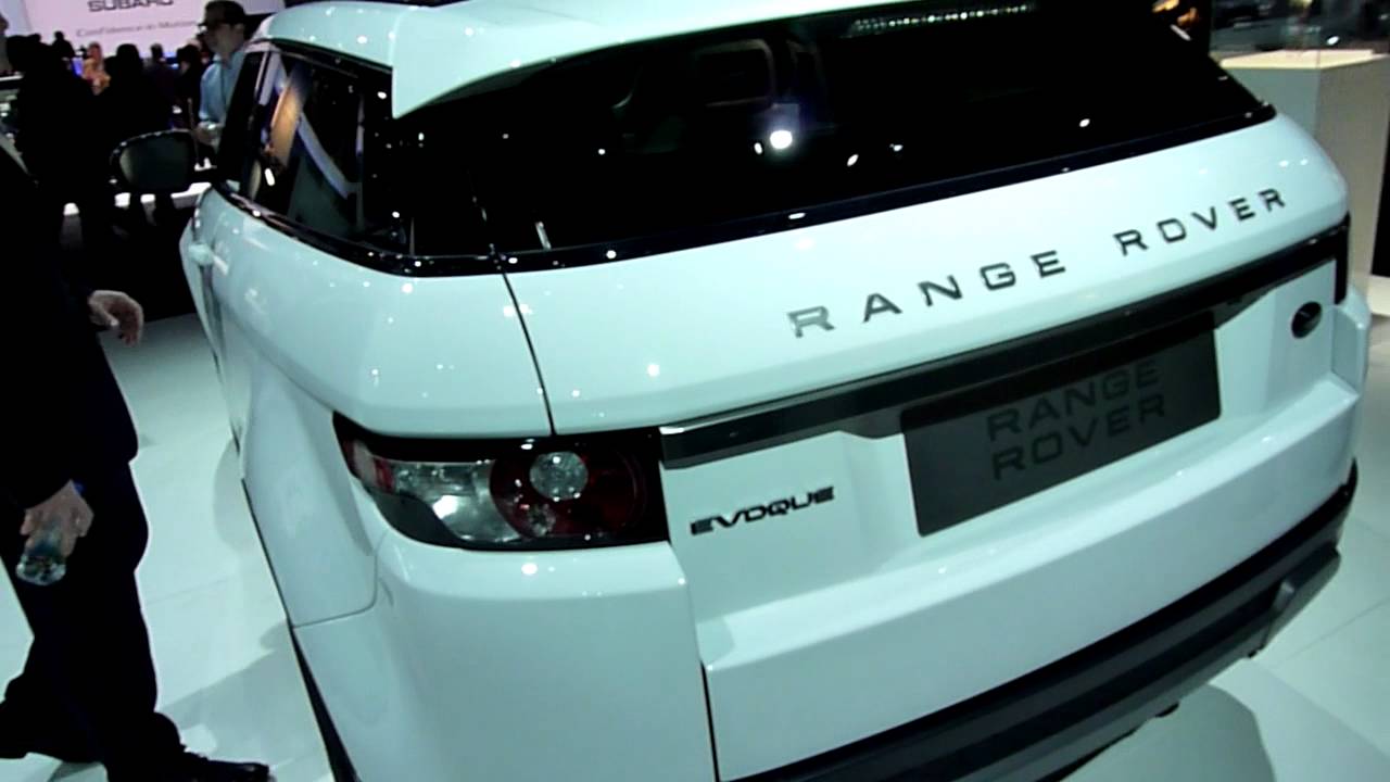2012 Range Rover Evoque Coupe in white - YouTube