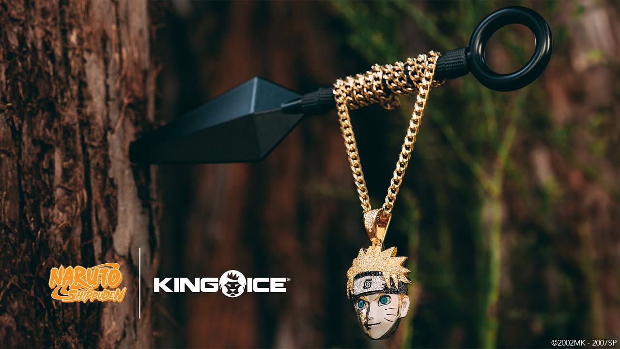 Naruto Jewelry Collection | Iced Out Kunai, Kakashi & More by King Ice ...