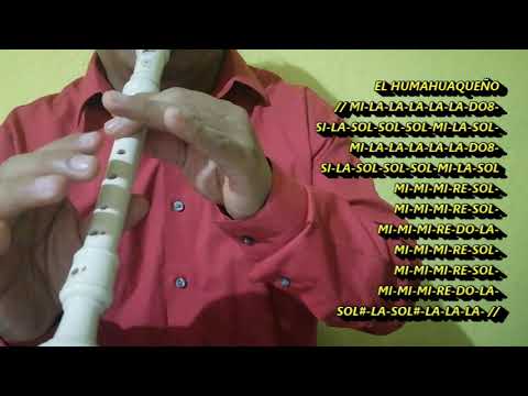 EL HUMAHUAQUEÑO Carnavalito / Tutorial para Flauta Dulce - YouTube