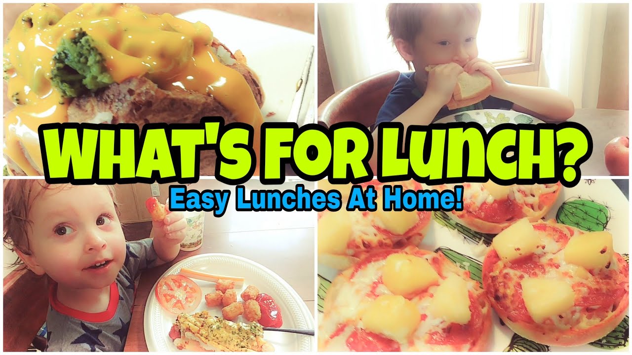 What's For Lunch? | Easy Lunches | Real Life Meal Ideas - YouTube
