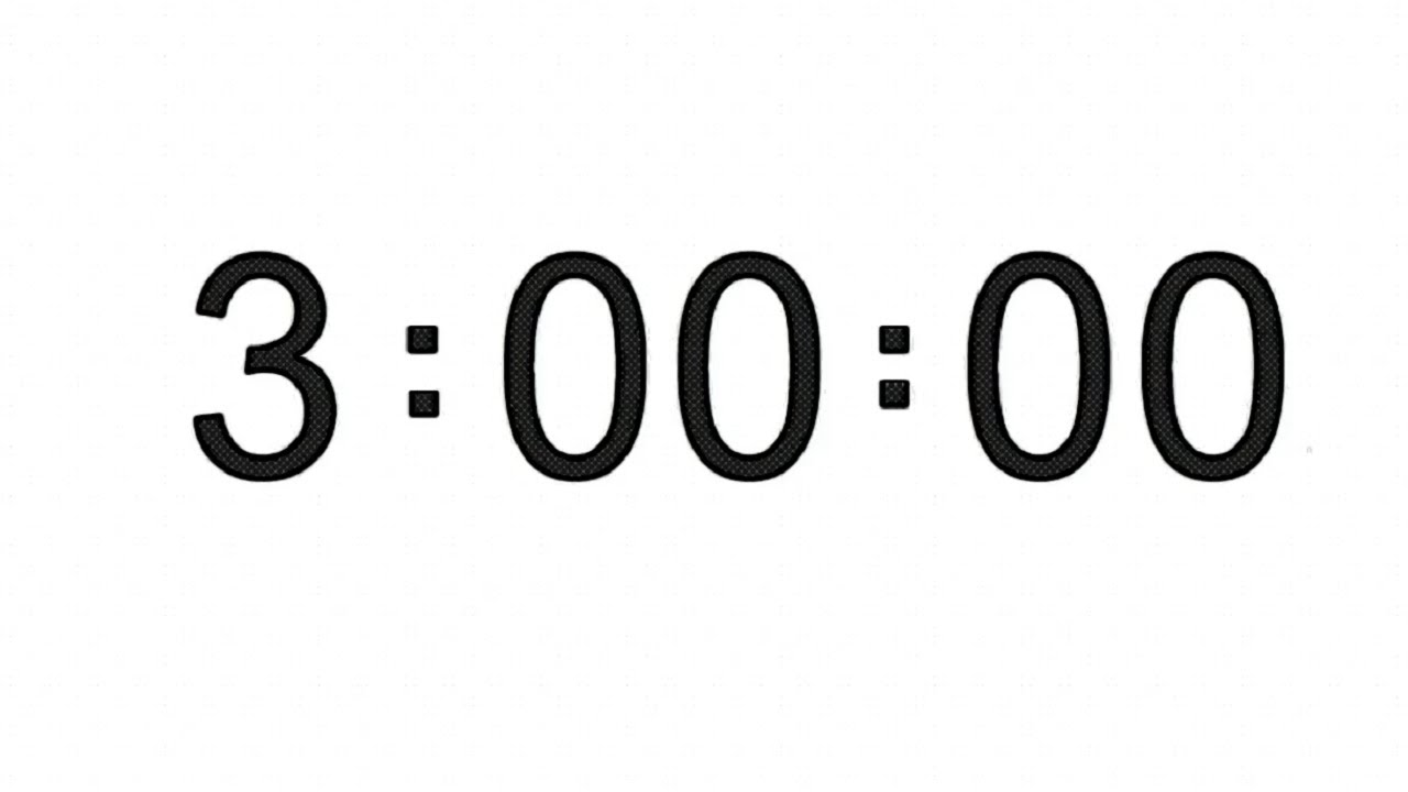 3 HOUR - TIMER - YouTube