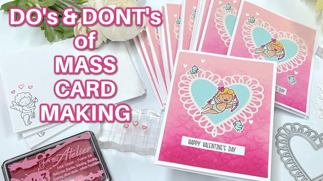 Tips and Tricks for Making Multiple Cards at once - YouTube