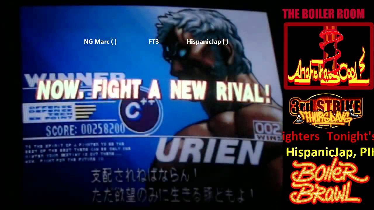 Street Fighter III 3rd Strike : NG Marc ( Urien ) VS Kyoto3s ( Urien ...
