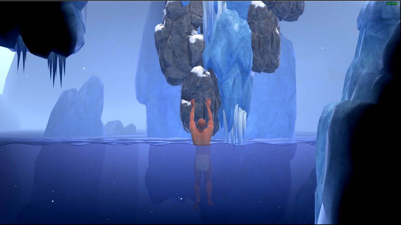 #7 "A Difficult Game About Climbing" Gameplay (Ice Mountain) brought to you by carl's junior ...