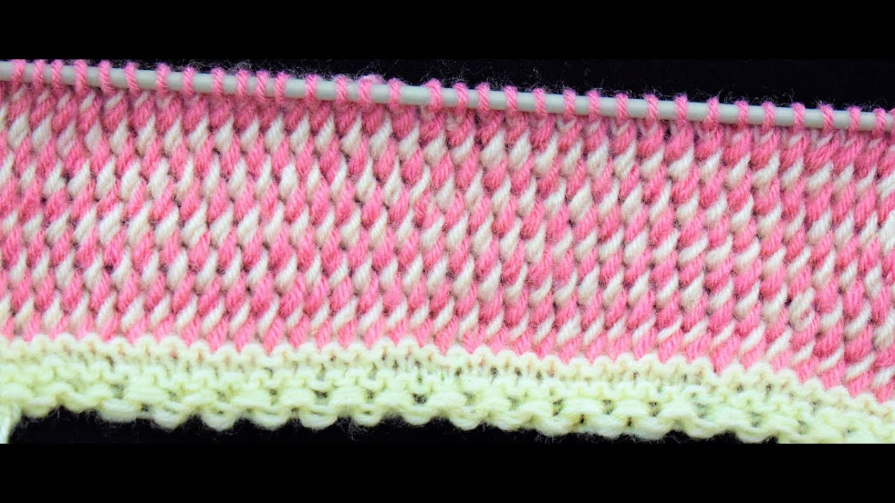 Unique and latest two &three Color Knitting Pattern ! Knitting design ...