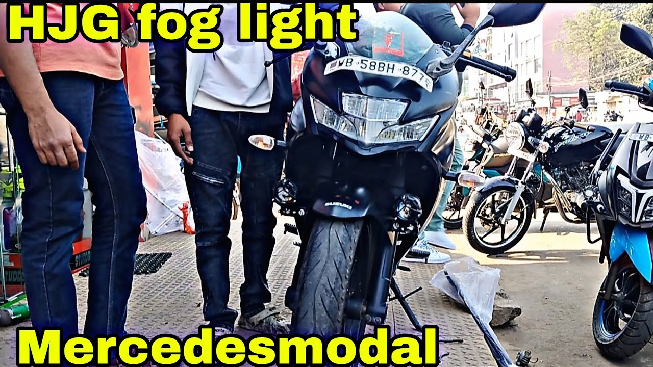 suzuki gixxer sf fog light installation suzuki gixxer sf 150 fog light ...