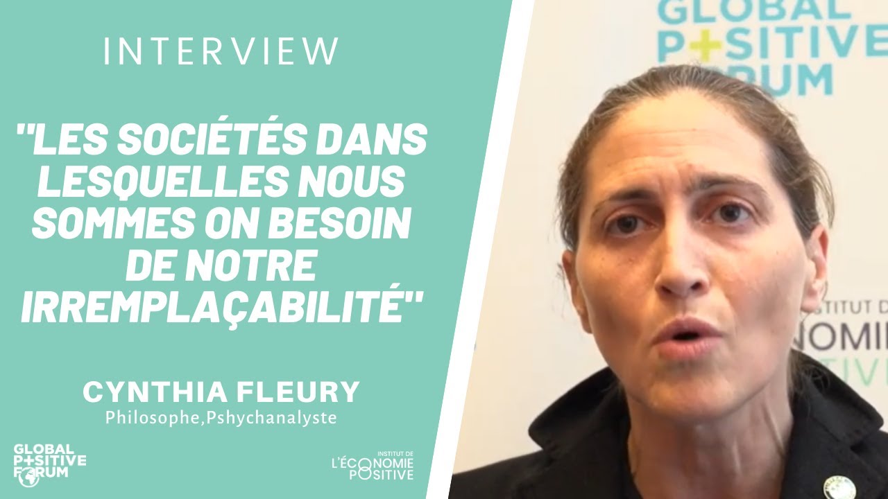 S'engager pour un monde positif selon Cynthia Fleury, Philosophe ...