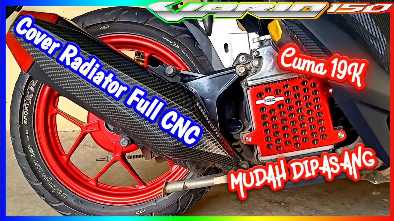 Pasang Cover Radiator Vario 150 Full CNC | PROJECT VARIO Ep.17 - YouTube