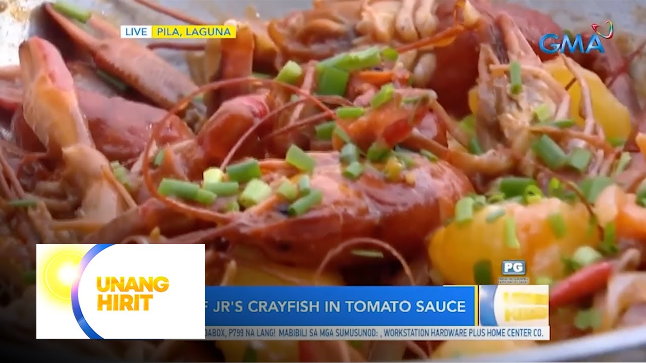 Libo-libong cray fish, haharapin ni Chef JR Royol | Unang Hirit - YouTube