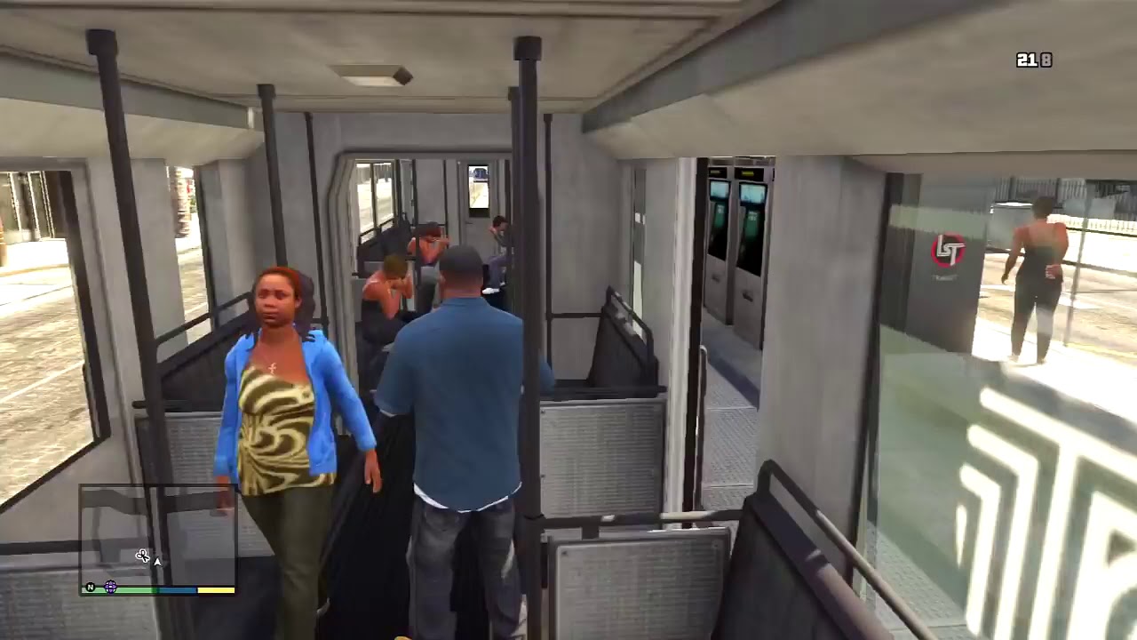 GTA 5 Grand Theft Auto Subway Simulator beautiful & clear graphic (720P ...