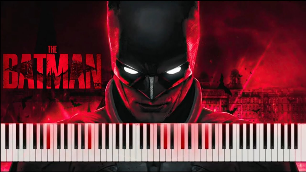 The Batman (Main theme) piano cover+midi file - YouTube