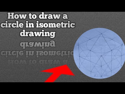 How to draw circles in isometric drawing.| Circle in Isometric ...