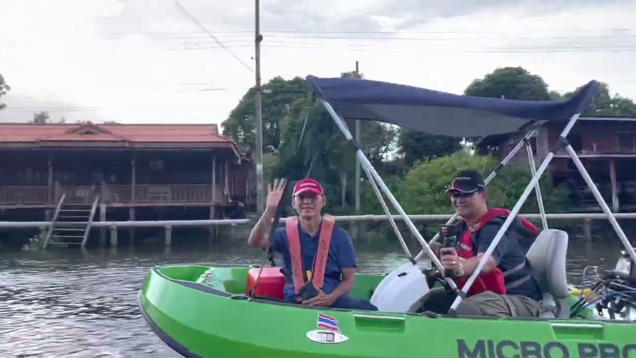 สองเฒ่าเจ้าเร่ พาซิ่งเรือลุยคลองอ้อม (Micro Pro 300) - YouTube