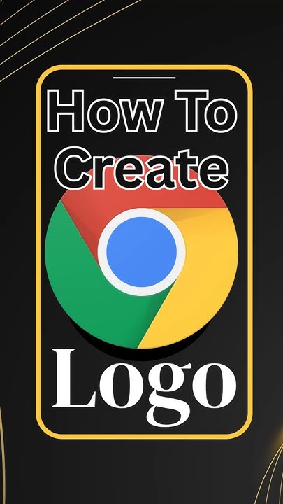 How To Create chrome logo #trending #logo #design #chrome #make - YouTube