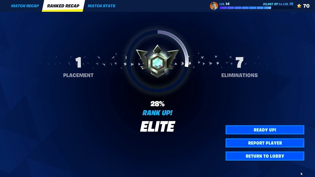 Ascending to the Elite Rank in Fortnite Chapter 5 Ranked! Road To ...