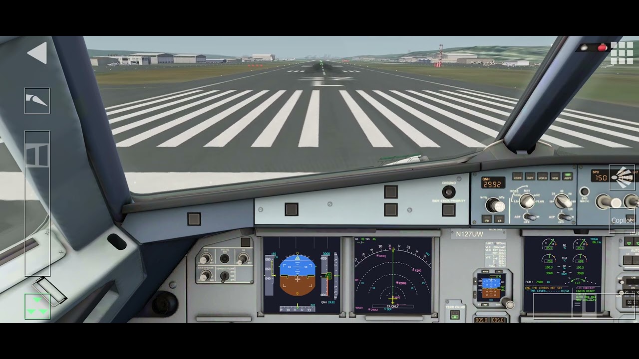 Aerofly A320 Rolling Takeoff #A320 #aerofly - YouTube