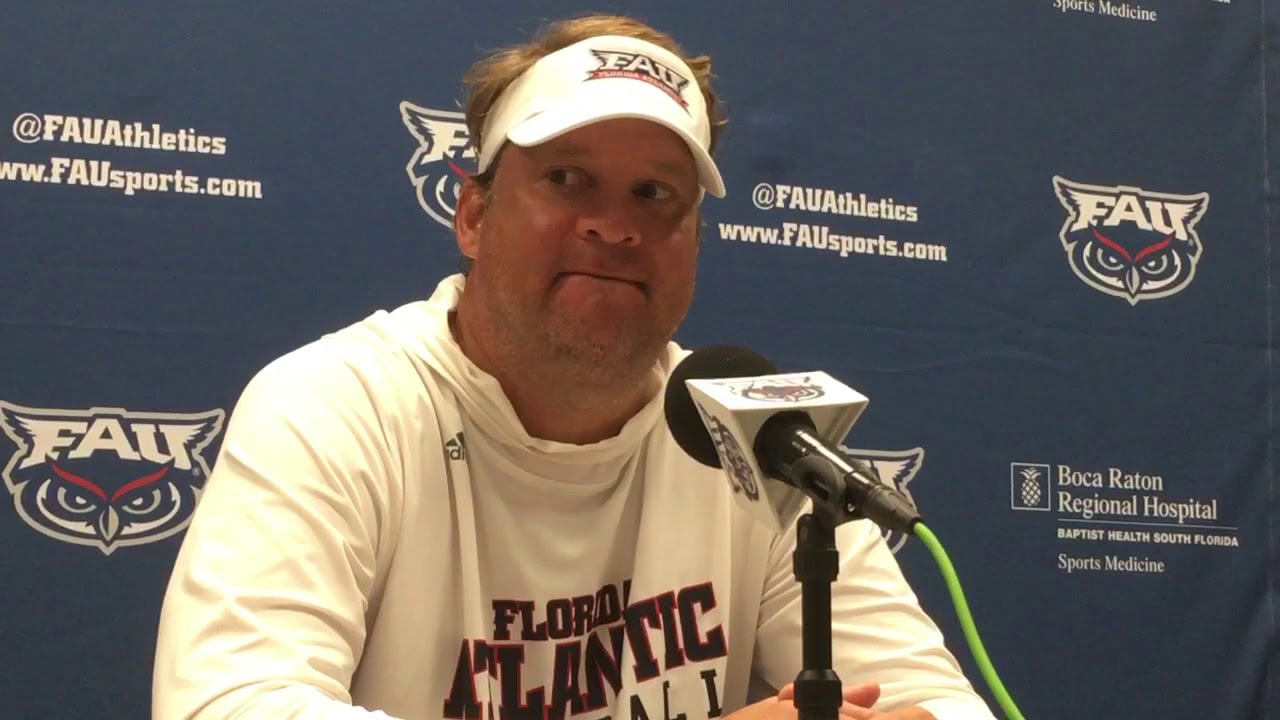 FAU Football : Lane Kiffin 11/6/2019 - YouTube