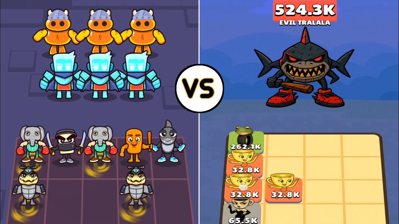 Brainrot Evolution vs Brainrot Battle - Auto Chess gameplay video | ep ...