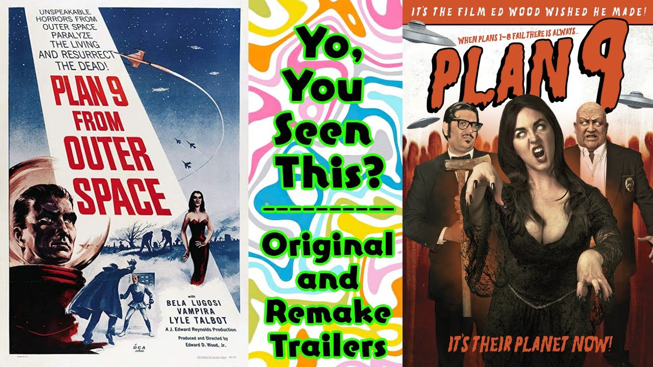 Original vs Remake Trailer: Plan 9 From Outer Space - 1959 & 2015 - Ed ...