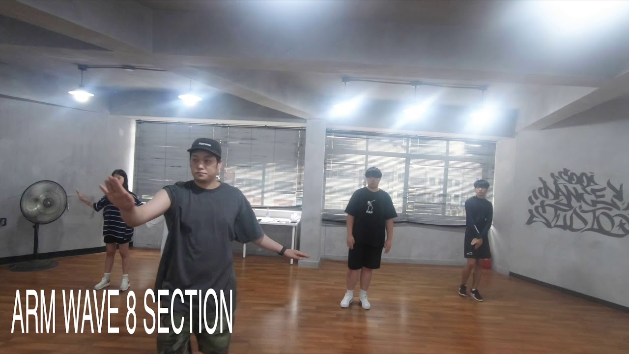 dance basic /how to arm wave(8 SECTION) 팔 웨이브 하는법 / 초급 전문반(충주댄스학원) 수댄스 ...