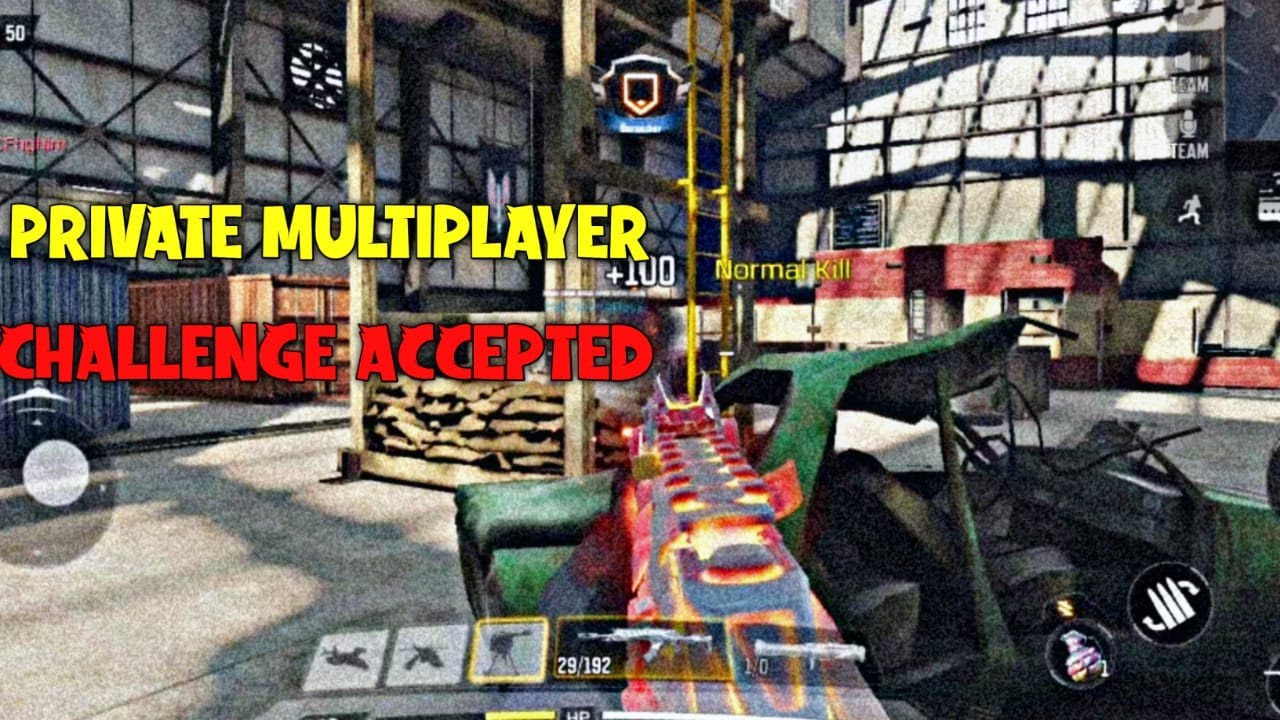 Private multiplayer challenge with friends in codm | call of duty ...