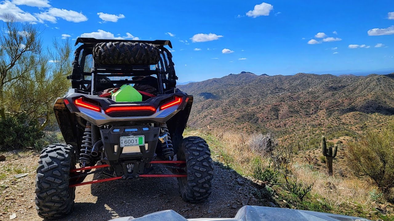 Off Roading in AZ Desert with Polaris RZR-Should We Jump a Cactus ...
