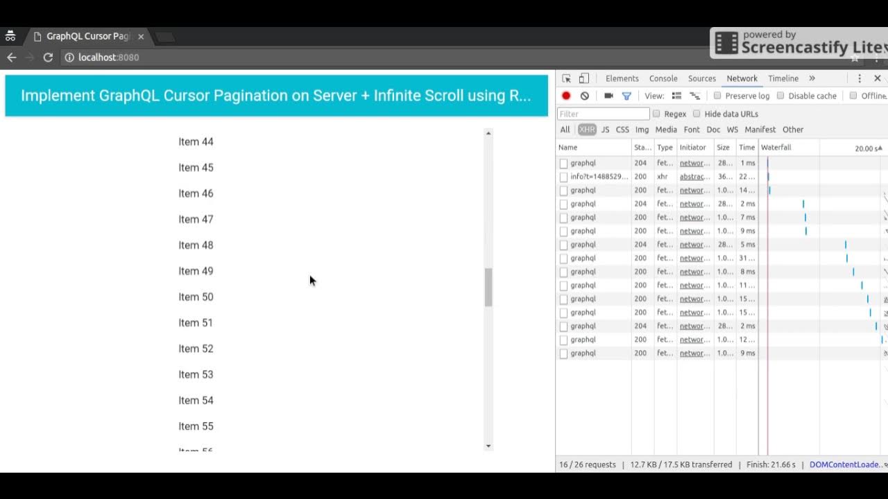 Implementing React Infinite Scroll using GraphQL cursor pagination - Intro - YouTube
