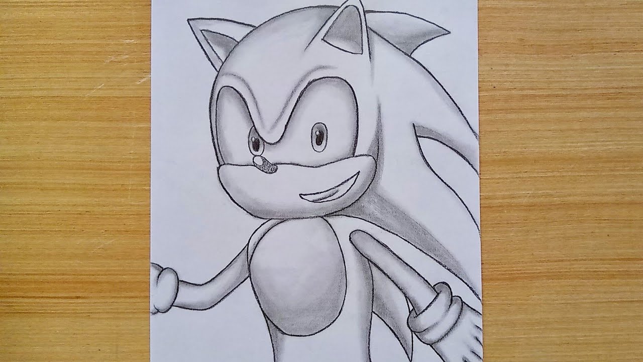 How To Draw Sonic the Hedgehog | Draw sonic the hedgehog step by step ...