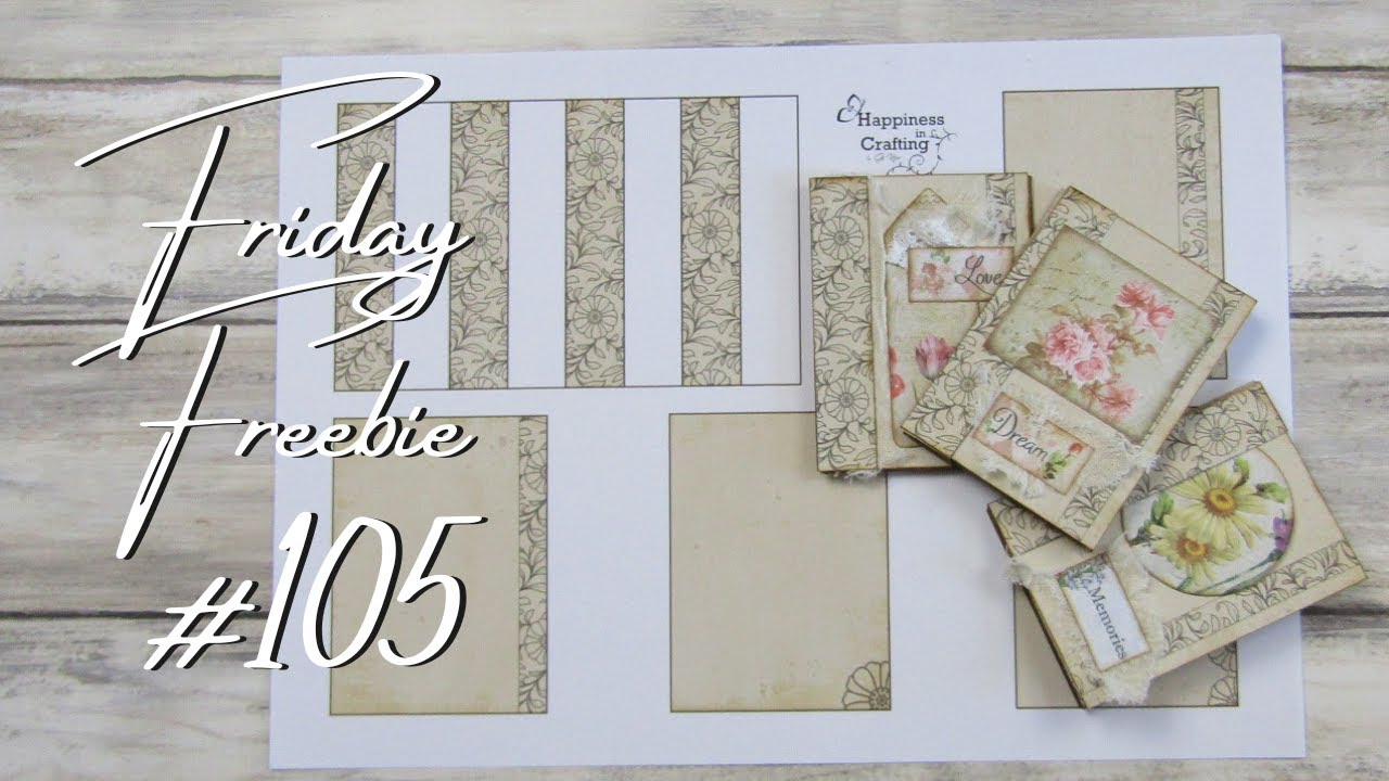 Mini Book - Friday Freebie #105 - YouTube