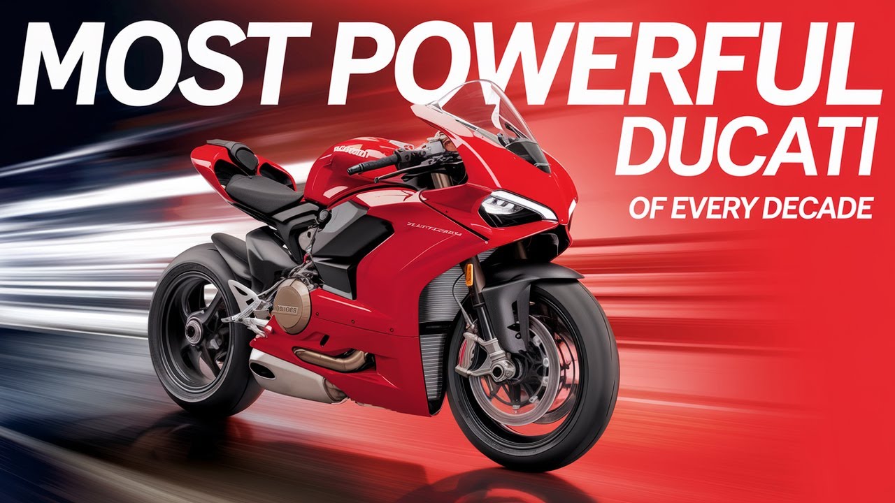 Most Powerful Ducati Motorcycles From Every Decade - YouTube