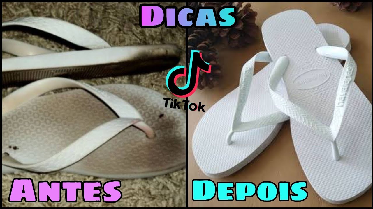Como limpar Chinelos encardido|CHINELO ENCARDIDO? SUJO? COMO LIMPAR E ...