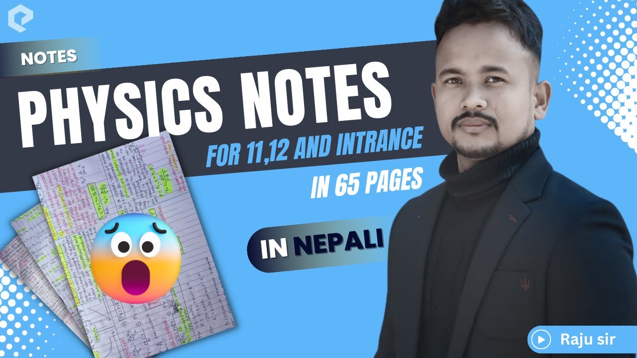 Physics Notes | Complete Physics Notes in 65 Page | For Class 11,12 ...