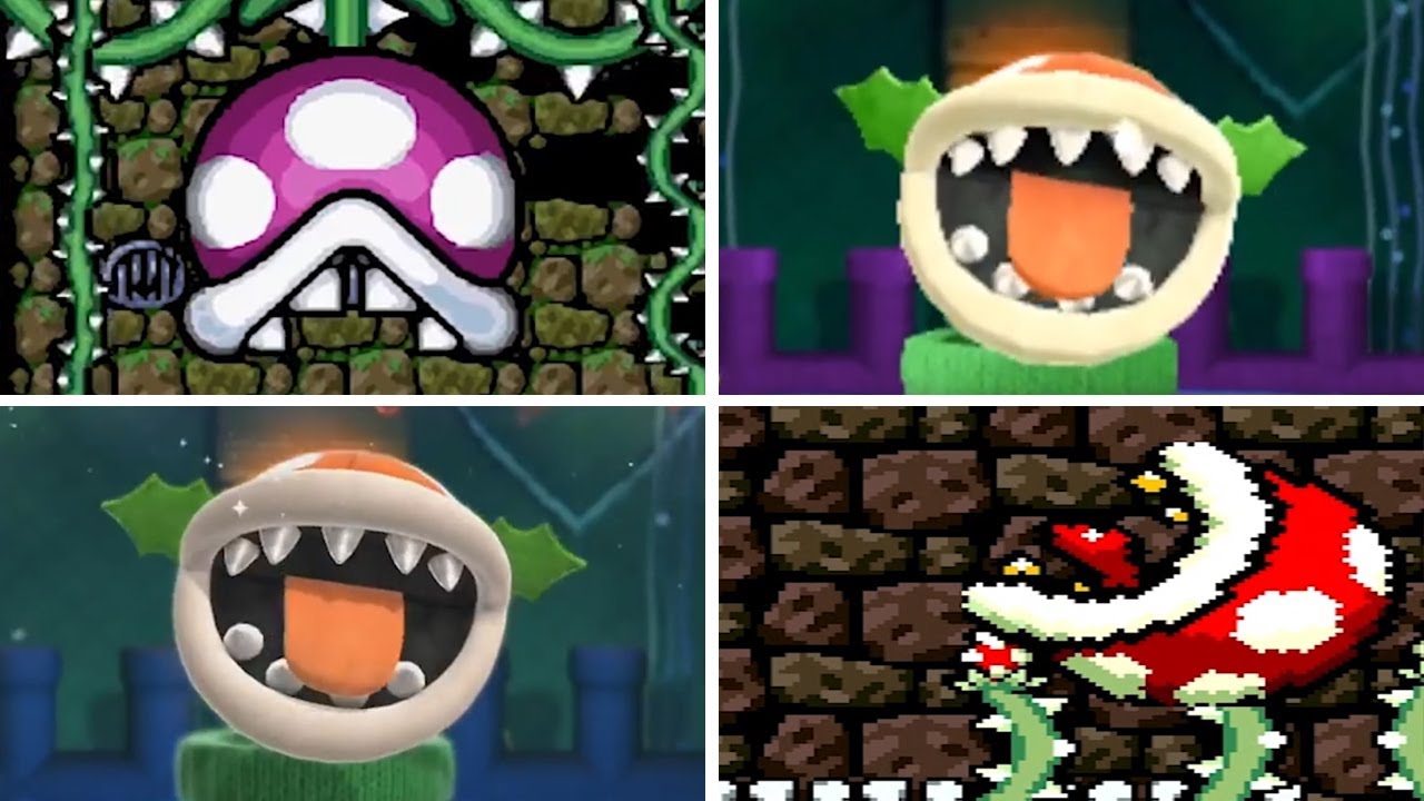 Evolution of - Naval Piranha in Yoshi Games - YouTube