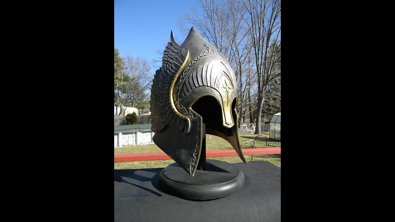 Lord of the Rings Citadel Guard Helm Prop Replica - YouTube