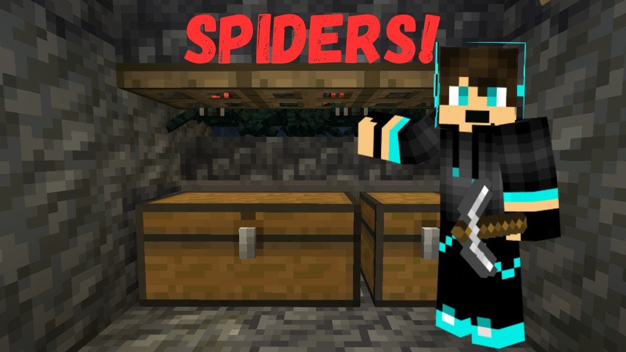 Minecraft Solo Survival, Spiders And The End Of Season 1 - YouTube