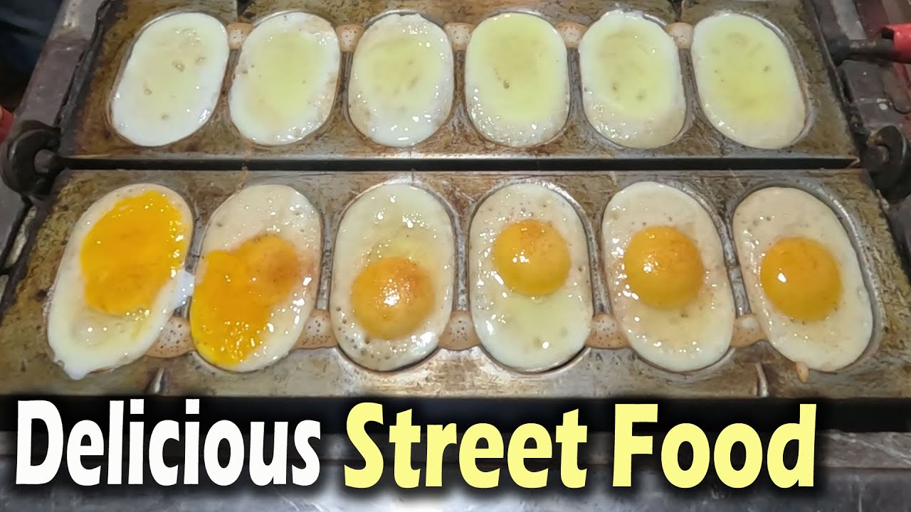 Egg Bread or Egg Cake Is An Amazing Street Food | How to Make Egg Cake ...