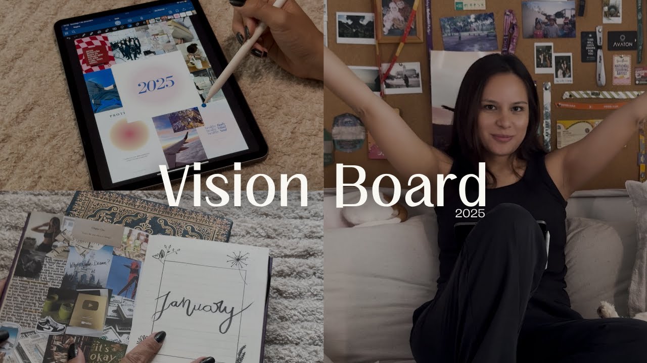 Como criar o seu Vision Board para 2025 - YouTube