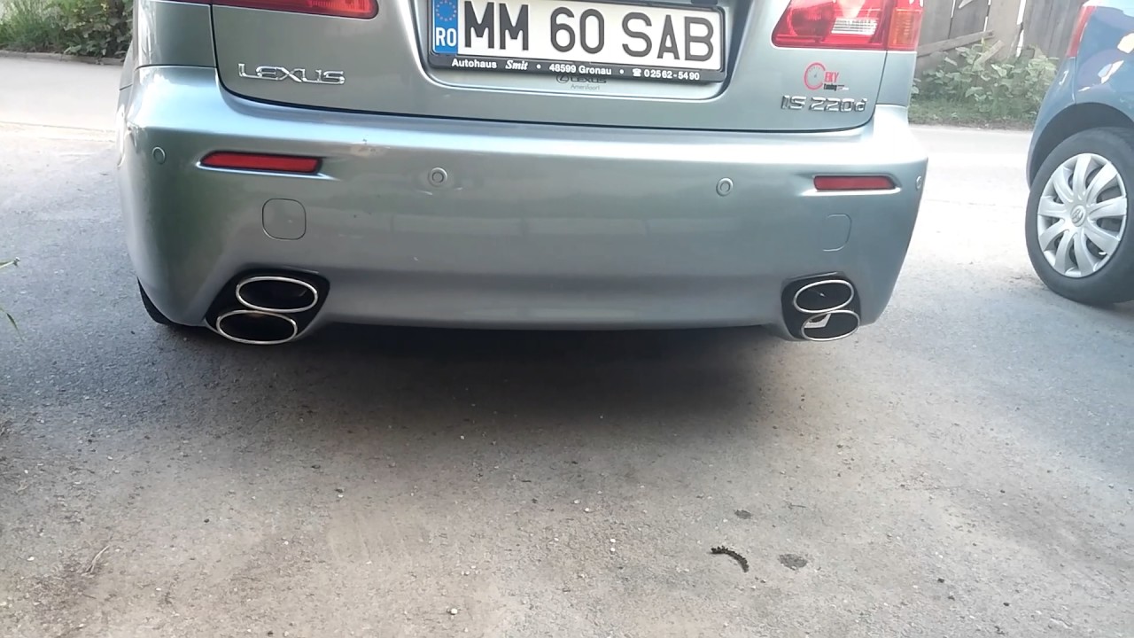 Lexus is220d Dimsport DPF OFF - YouTube