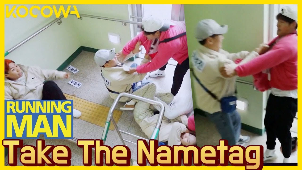 Ji Seok Jin v.s Kim Jong Kuk, who will win the nametag! l Running Man ...
